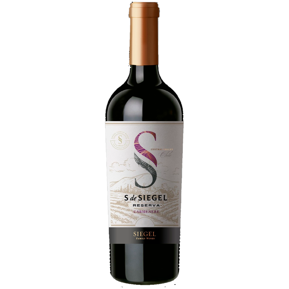 VINHO S DE SIEGEL RESERVA CARMENERE TINTO 750ML - Empório Malelu