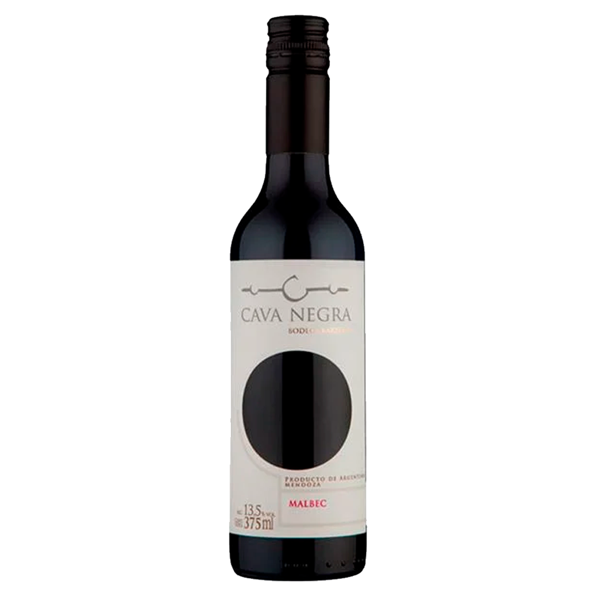 VINHO CAVA NEGRA MALBEC TINTO 375ML - Empório Malelu